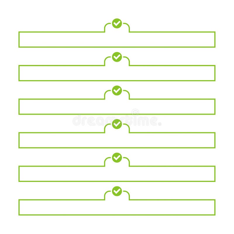 Para Fazer O Vetor Da Lista Ilustração do Vetor - Ilustração de recorde ...