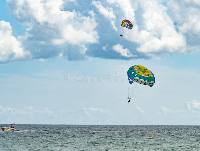 Para Sailing at Alicante, Spain Stock Photo - Image of wind, boat ...