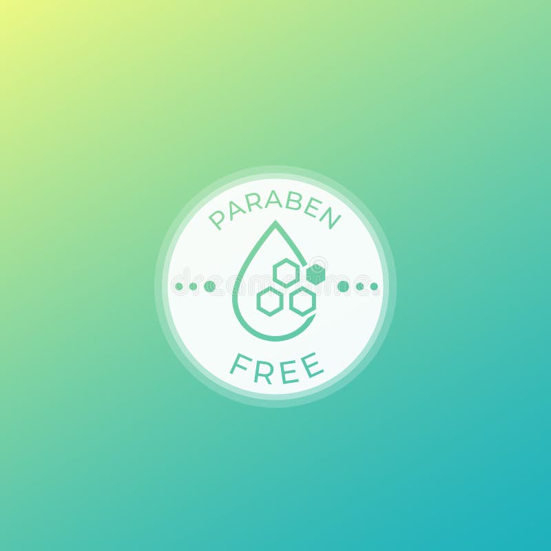 Paraben Free Badge or Label Stock Vector - Illustration of cosmetic ...