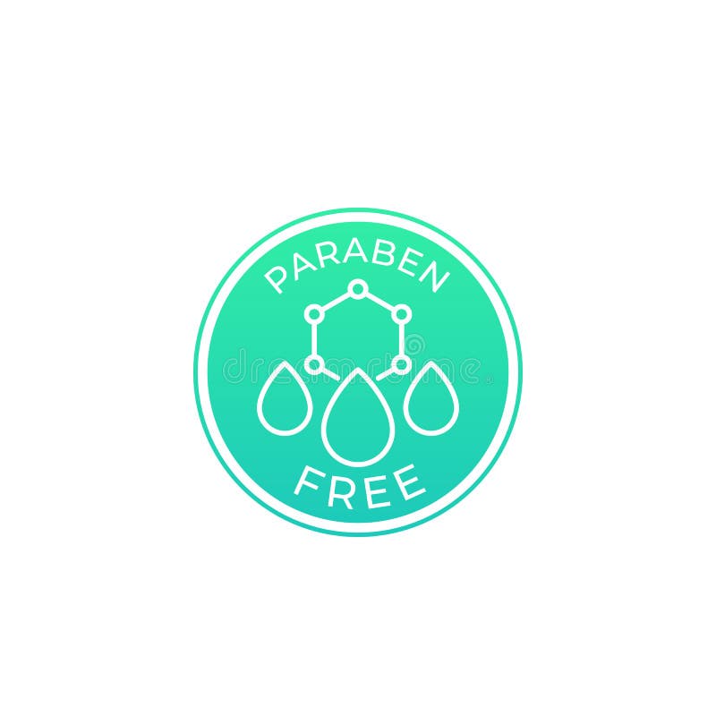 Paraben Free Badge or Label Stock Vector - Illustration of cosmetic ...