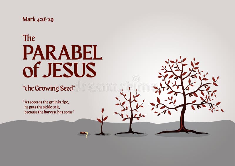 The Sower, the Seeds and the Soil. Vector Illustration Stock Vector ...