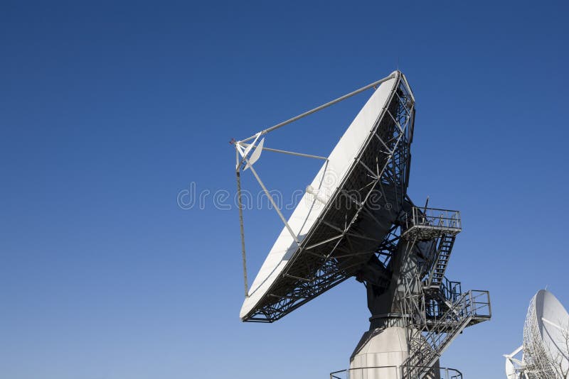 Parabolic antenna stock photo. Image of line, light, exploration - 7441796