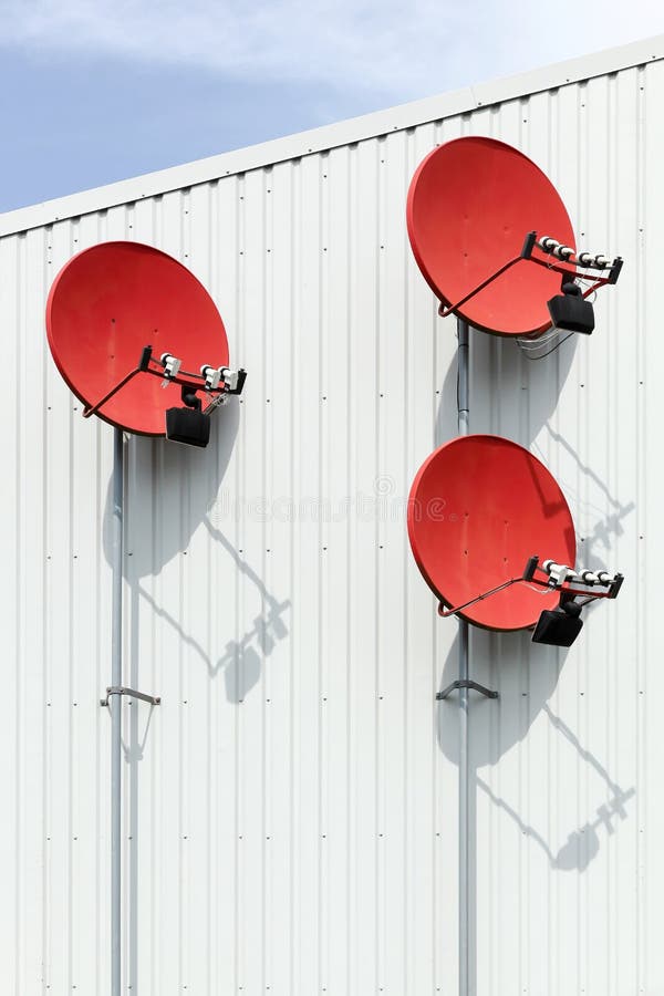 Parabolic antenna stock photo. Image of home, radio, communication ...