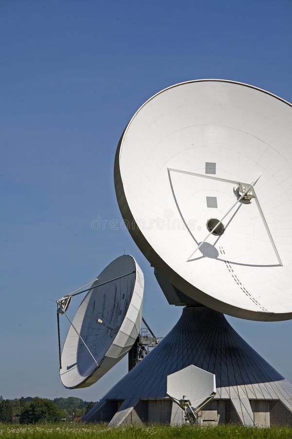 Parabolic antennas stock image. Image of spring, parabolic - 13346231