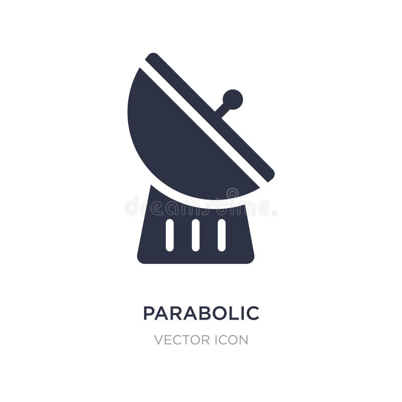 Parabolic Icon Vector Isolated on White Background, Parabolic Sign ...