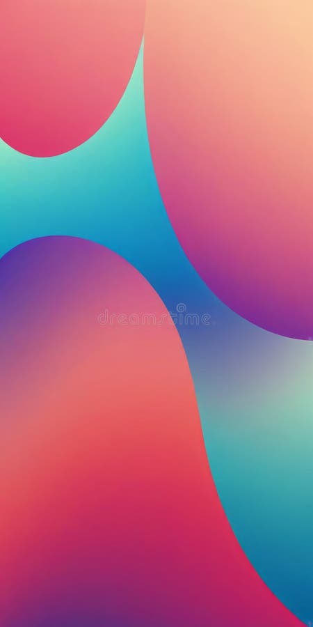 Parabolic Shapes in Aqua Palevioletred Stock Image - Image of style ...