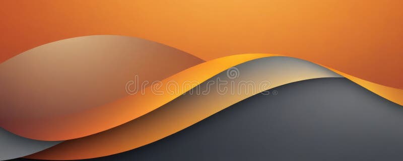 Parabolic Shapes in Orange and Slate-grey Stock Photo - Image of ...