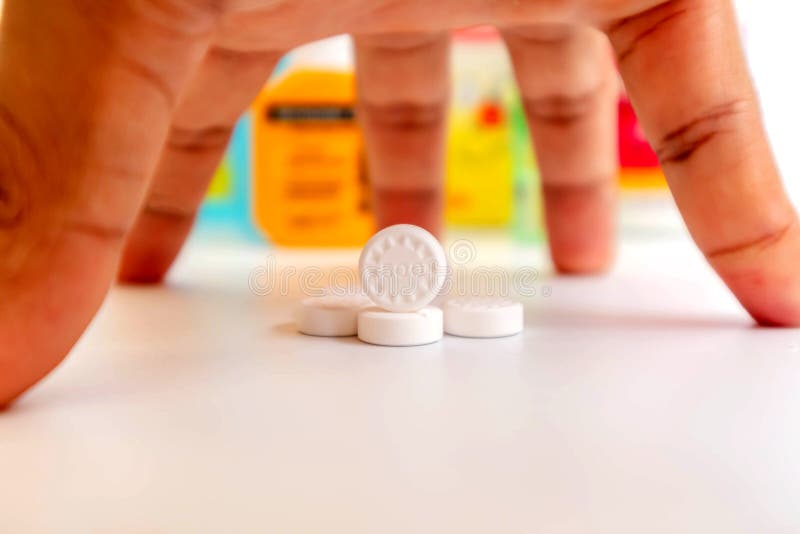 Acetaminophen O Paracetamol Medicina Para El Dolor Del Alivio Foto De