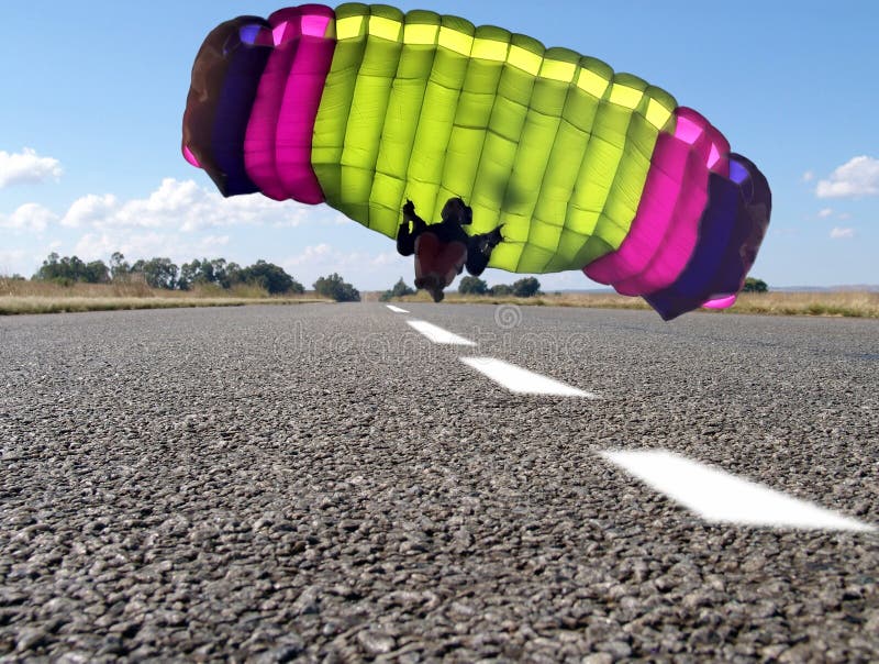 Parachute stock image. Image of levitation, skydive, dropping - 1369665