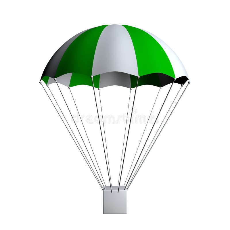 White parachute stock photo. Image of clear, parachuting - 38084978
