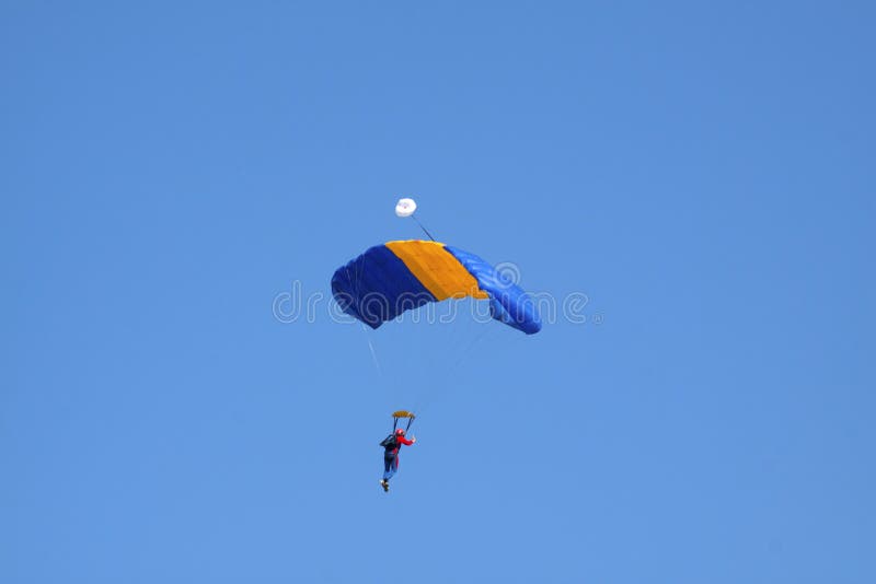 Old Parachute Seen from the Inside Stock Photo - Image of inside ...
