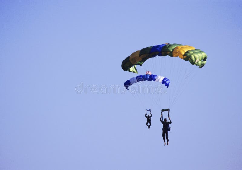 Parachute stock image. Image of flying, skydive, landing - 3033449