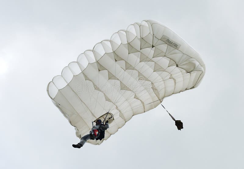Parachute Flying high editorial image. Image of extremely - 20253230
