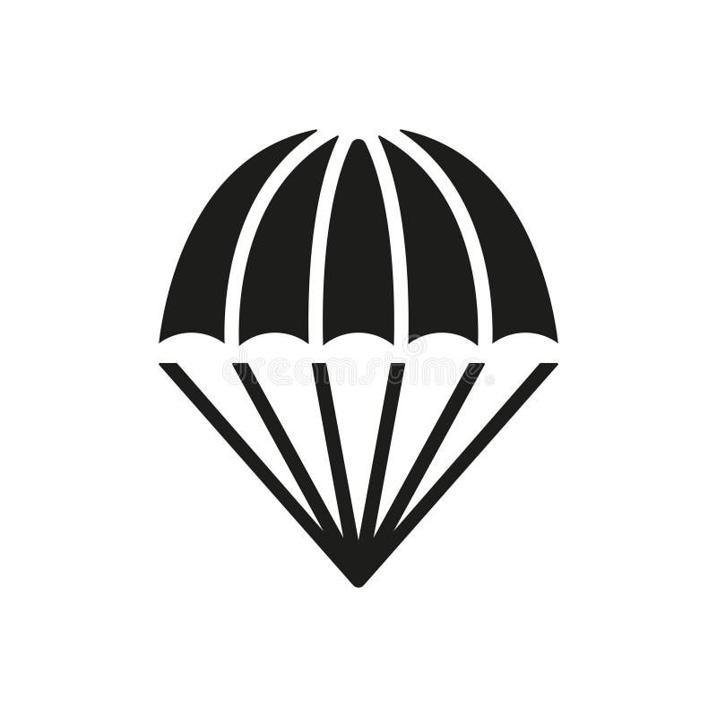 Parachute Icon Vector Design Templates Simple and Modern Stock Vector ...