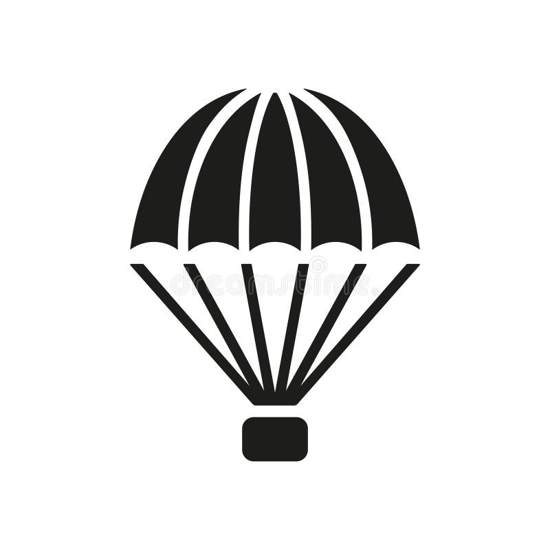 Parachute Icon Vector Design Templates Simple and Modern Stock Vector ...