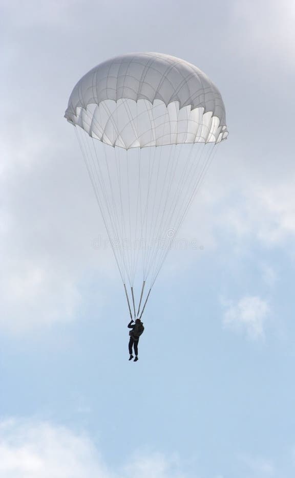 Parachute jump stock photo. Image of height, armed, leisure - 18458462
