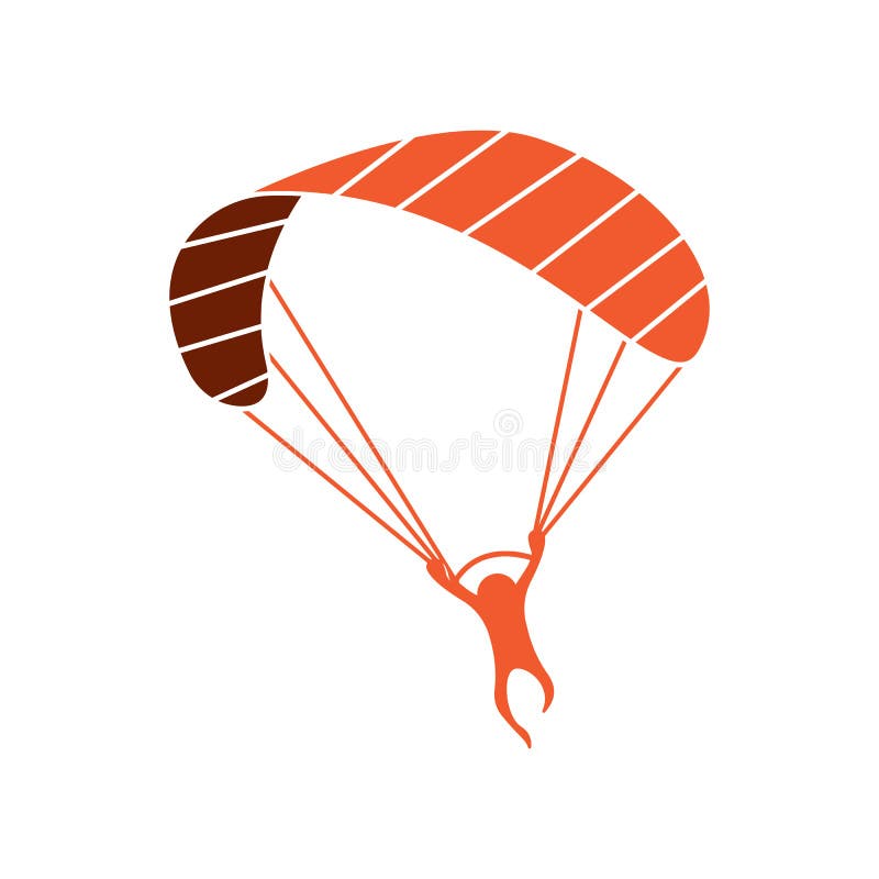 Parachute Logo Icon Design and Symbol Skydiving Vector Stock Vector ...