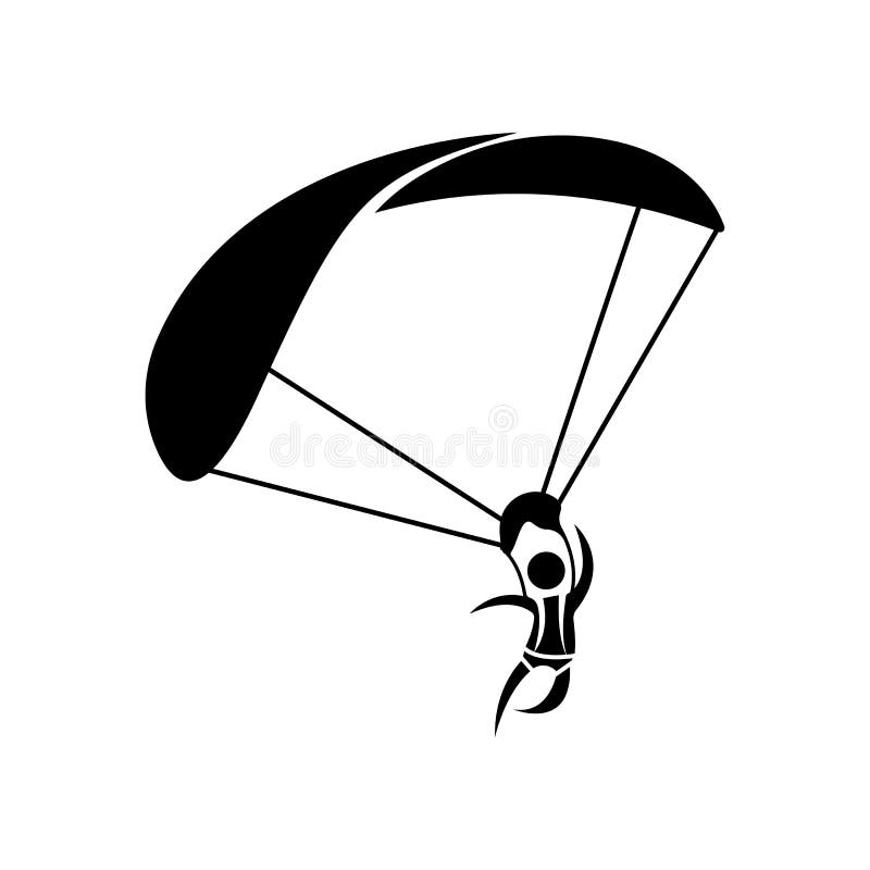 Parachute Logo Icon Design and Symbol Skydiving Vector Stock Vector ...