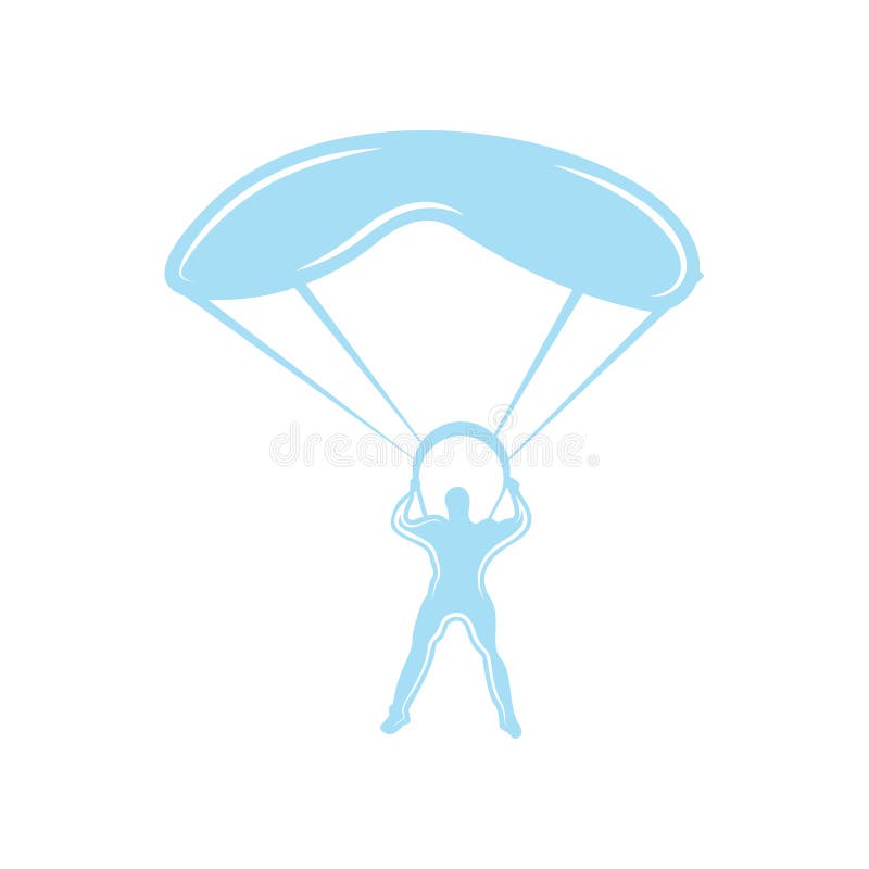 Parachute Logo Icon Design and Symbol Skydiving Vector Stock Vector ...