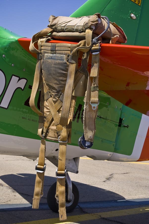Parachute Pack stock photo. Image of packed, wwii, acrobatic - 8540084