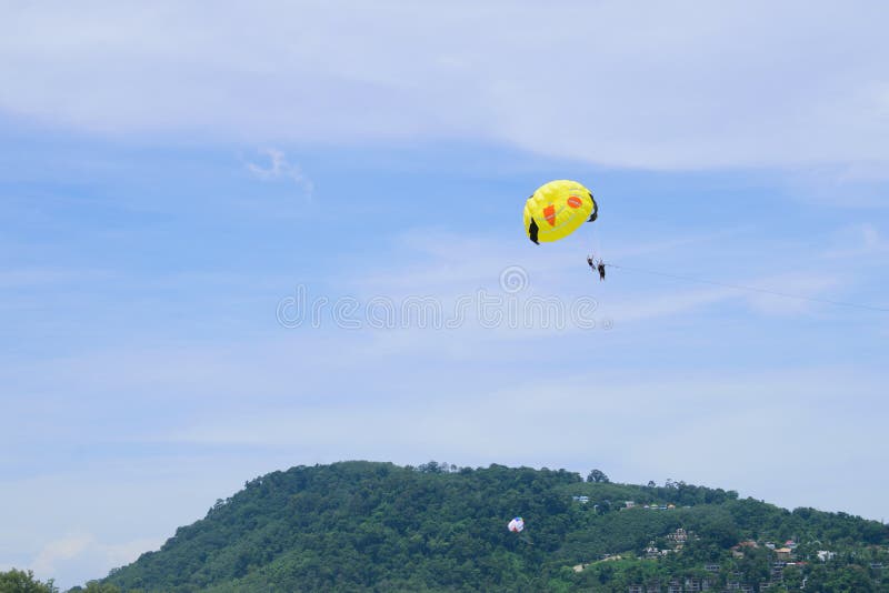 Parachute stock image. Image of leisure, parachute, paragliding - 100793745