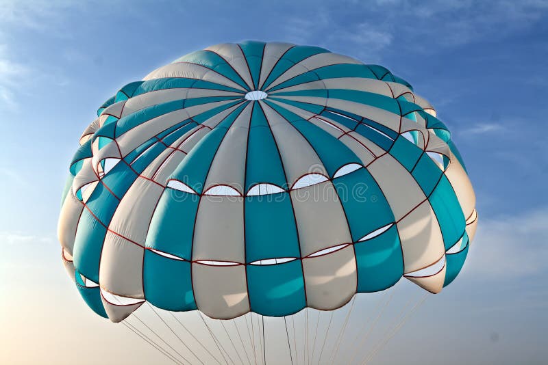 White parachute stock photo. Image of clear, parachuting - 38084978
