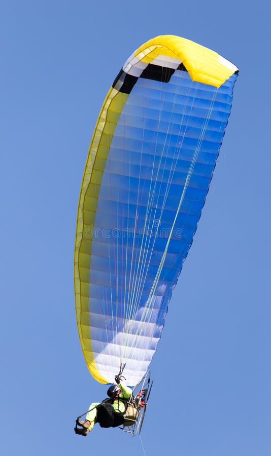 Parachute on a Sky Background Stock Image - Image of freedom, people ...
