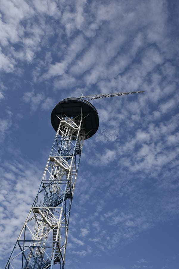 Parachute tower stock image. Image of stroll, leaves - 230930979