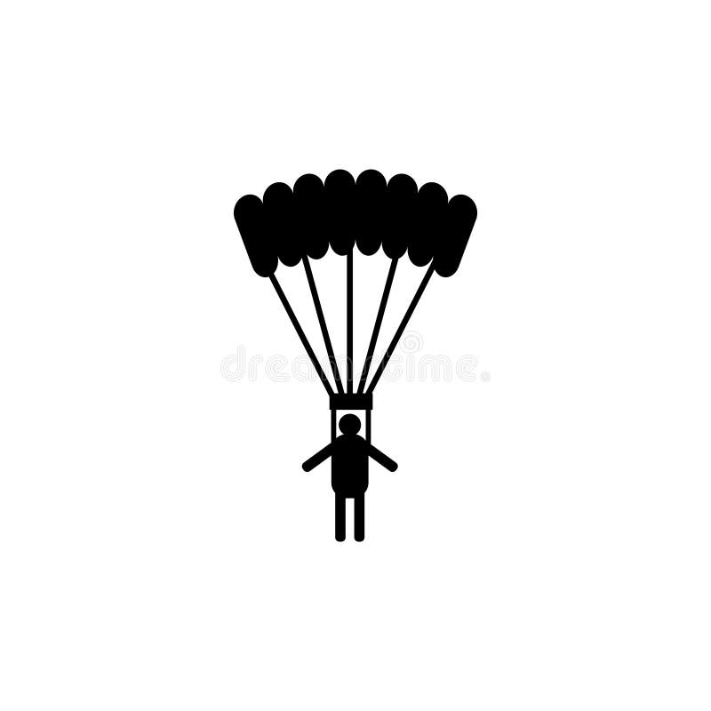 Parachute Vector Graphic Design Illustration Stock Illustration ...