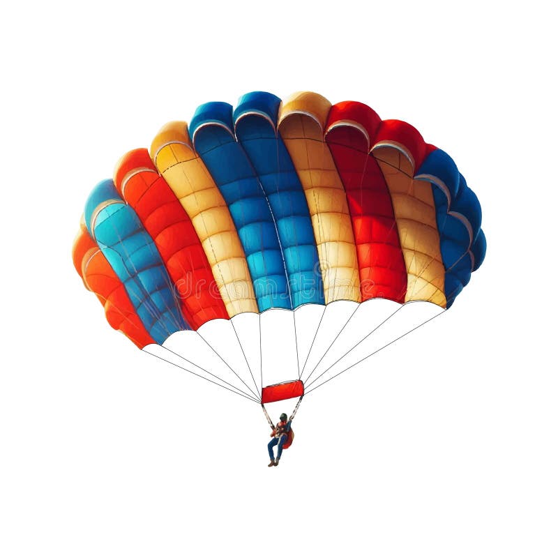 A parachute vector stock vector. Illustration of sports - 329101303