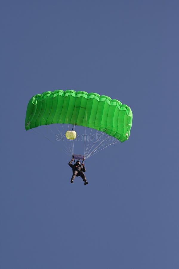 Parachuter stock image. Image of parachuting, active, hobbies - 3585079