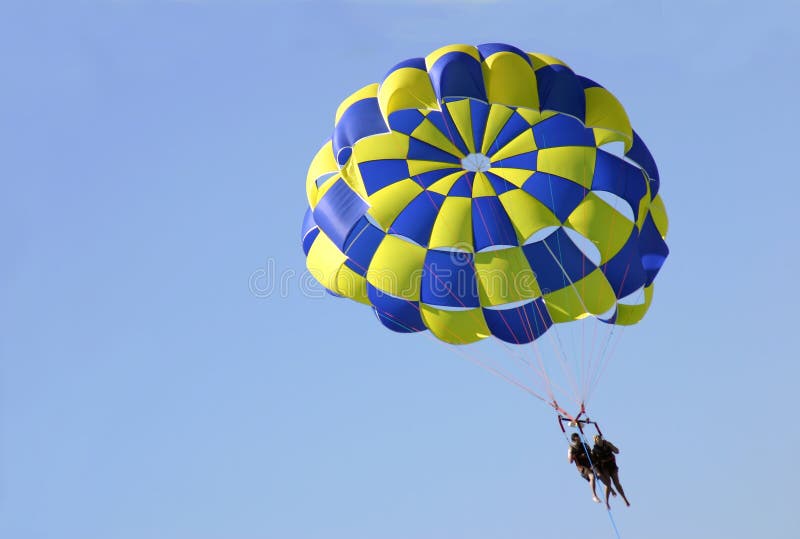 Parachuting stock photo. Image of sport, beach, activity - 1276240