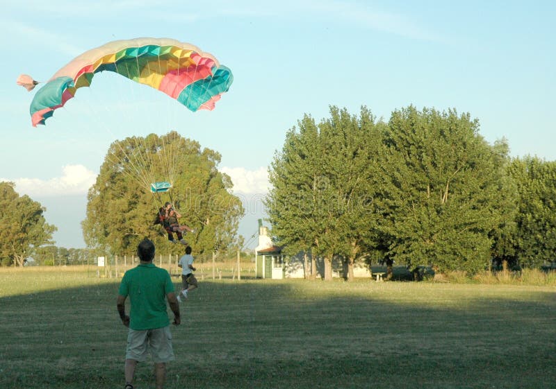 Parachuting 3 stock image. Image of height, skyjumping - 2083753