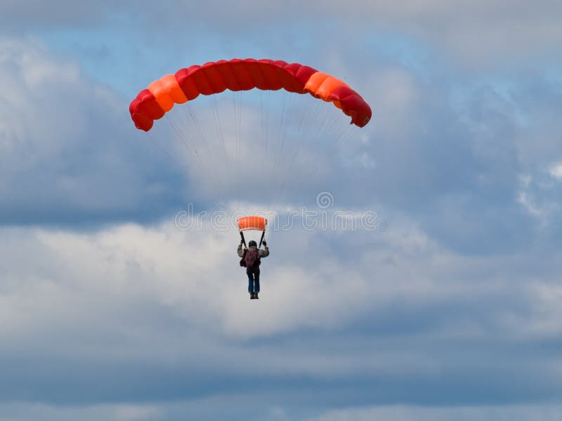 Parachutist stock image. Image of parachuting, freedom - 10766675