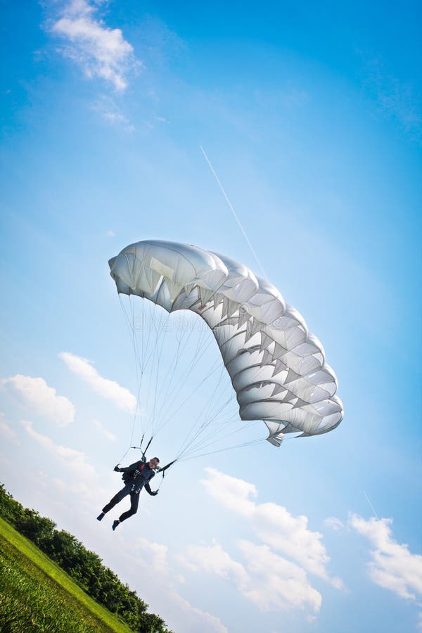 Parachutist stock photo. Image of paratroopers, height - 29045910