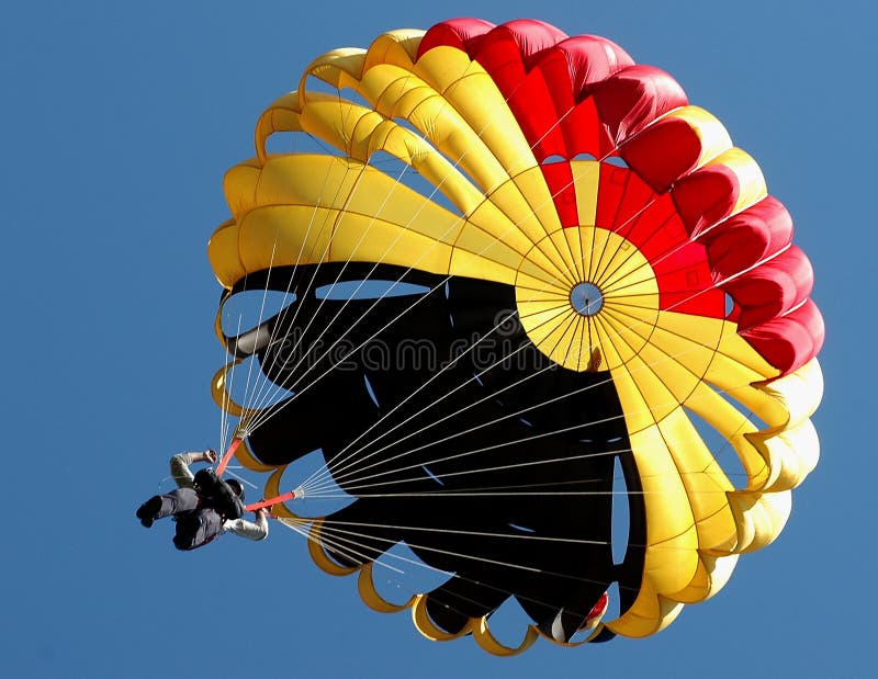 Parachutist stock image. Image of skydive, dive, round - 2899013