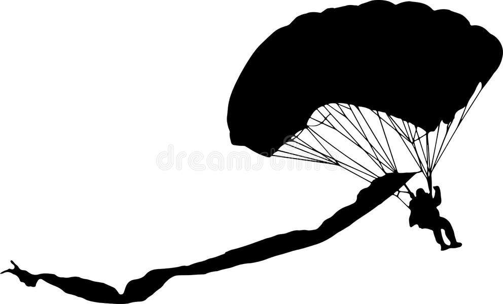The parachutist stock vector. Illustration of paratrooper - 91504215