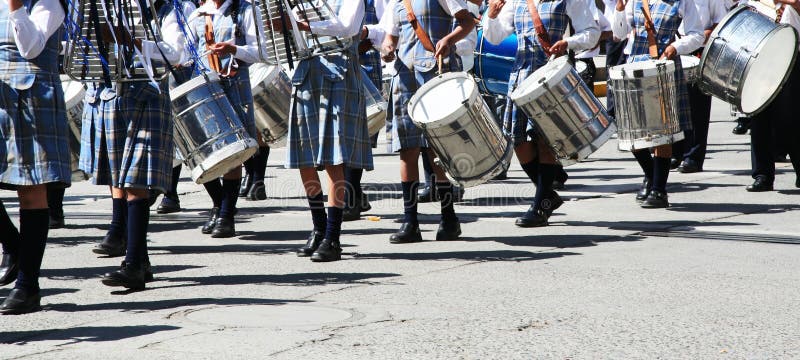 Parade stock image. Image of halftime, girls, holiday - 1805975