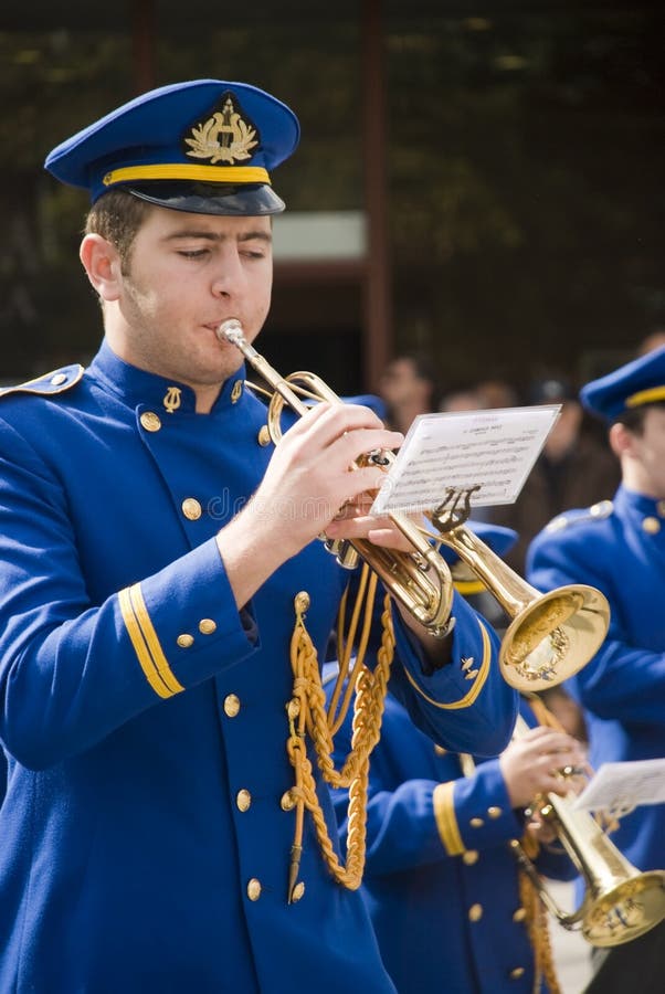 Parade of a band editorial stock photo. Image of celebration - 11246453