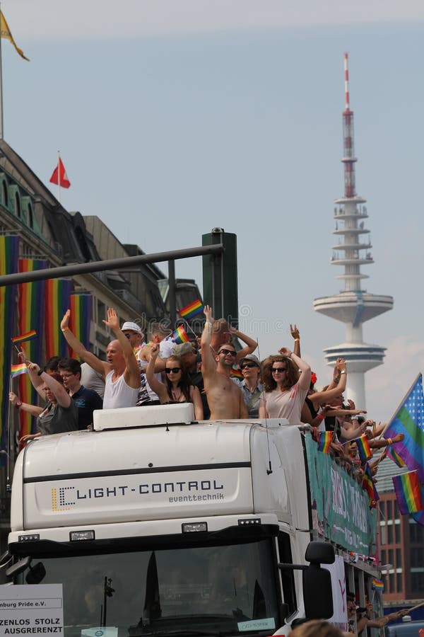 Parade Christopher Street Day Hamburg Redaktionelles Stockfoto - Bild ...