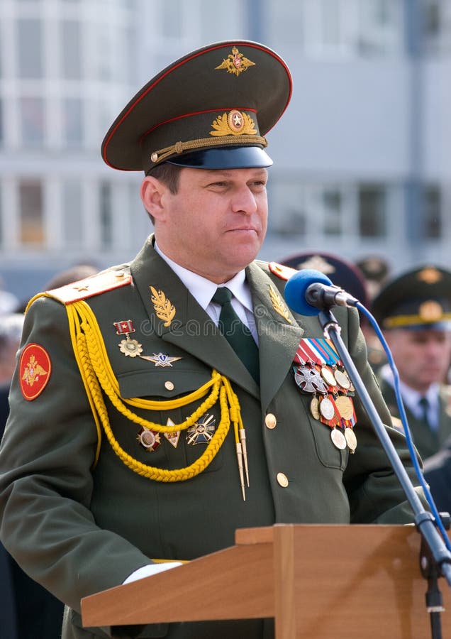 9 May parade commander editorial stock photo. Image of open - 38365088