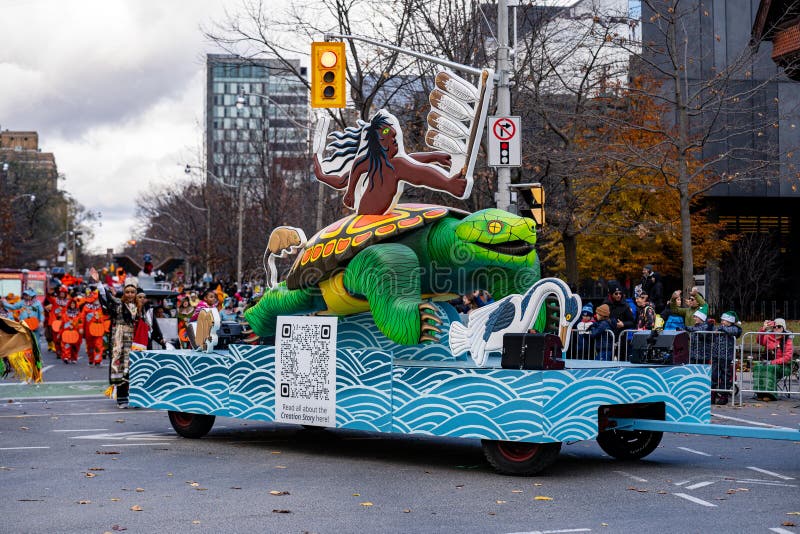 Parade Float in Santa Claus Parade Toronto. Editorial Photography ...