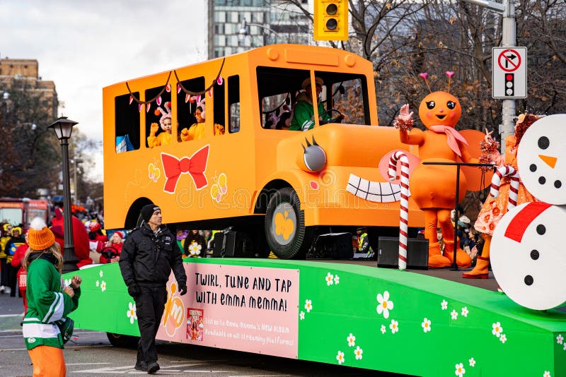 Parade Float in Santa Claus Parade Toronto. Editorial Stock Photo ...