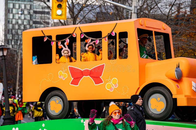 Parade Float in Santa Claus Parade Toronto. Editorial Stock Image ...