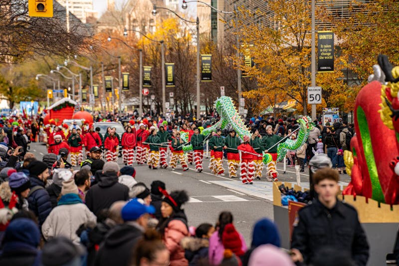 Parade Float in Santa Claus Parade Toronto. Editorial Stock Photo ...