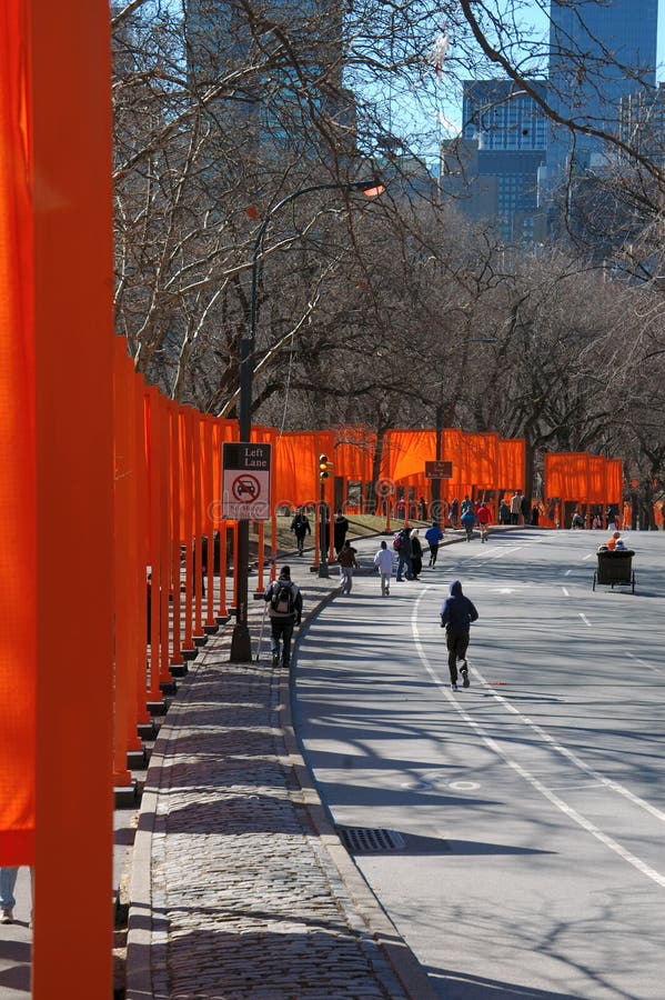 The Gates in Central Park, New York City 2004 Editorial Stock Photo ...