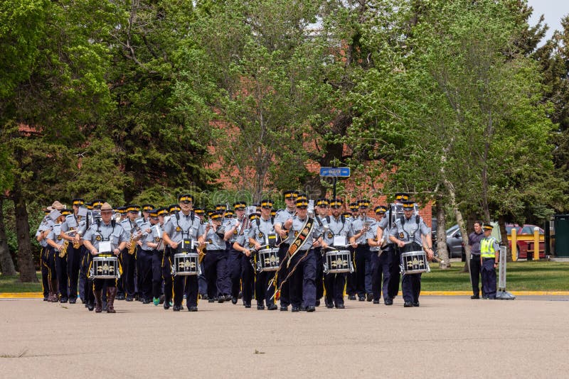 Parade of RCMP in Regina Canada Editorial Stock Photo - Image of army ...