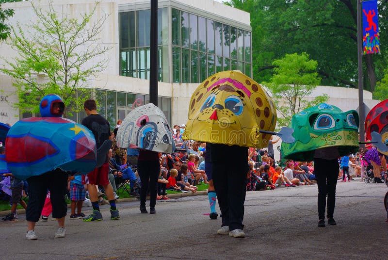 Parade scene editorial photography. Image of scene, crowd - 55537977