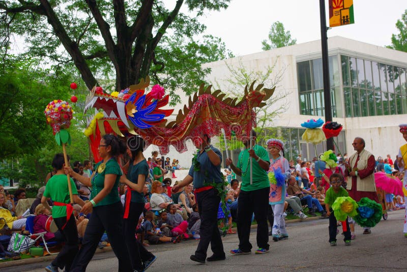 Parade scene editorial stock image. Image of activity - 55538004