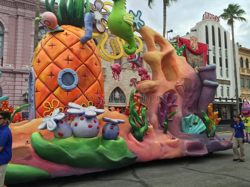 Parade editorial image. Image of sponge, pineapple, parade - 67669940